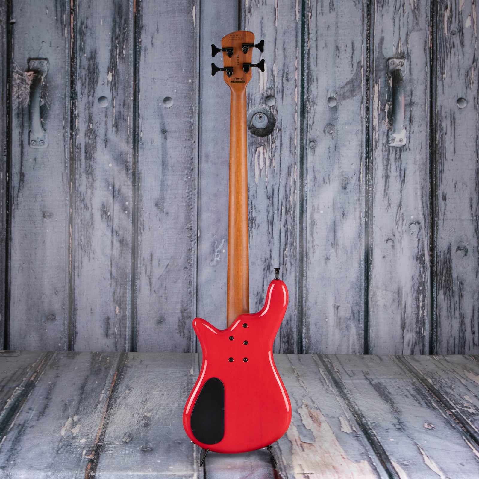 Red Ibanez Bass Guitar
