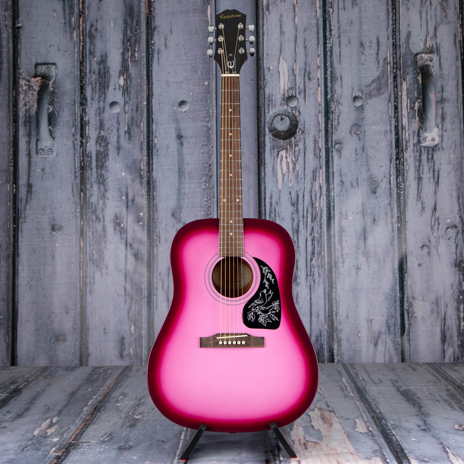 Hot Pink Acoustic Guitars