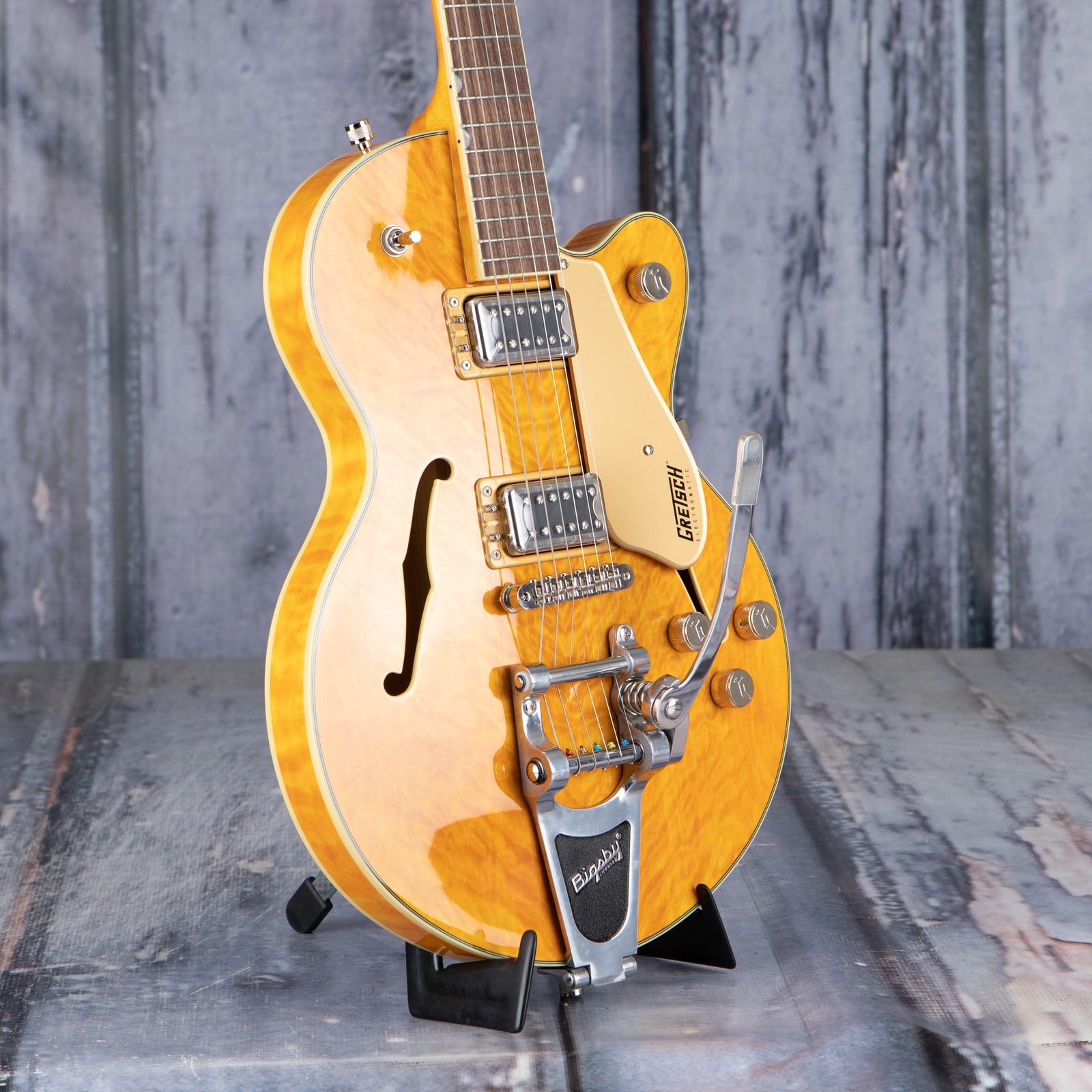 Gretsch G5655T-QM Electromatic Center Block Jr Single-Cut Quilted Maple With Bigsby Semi ...