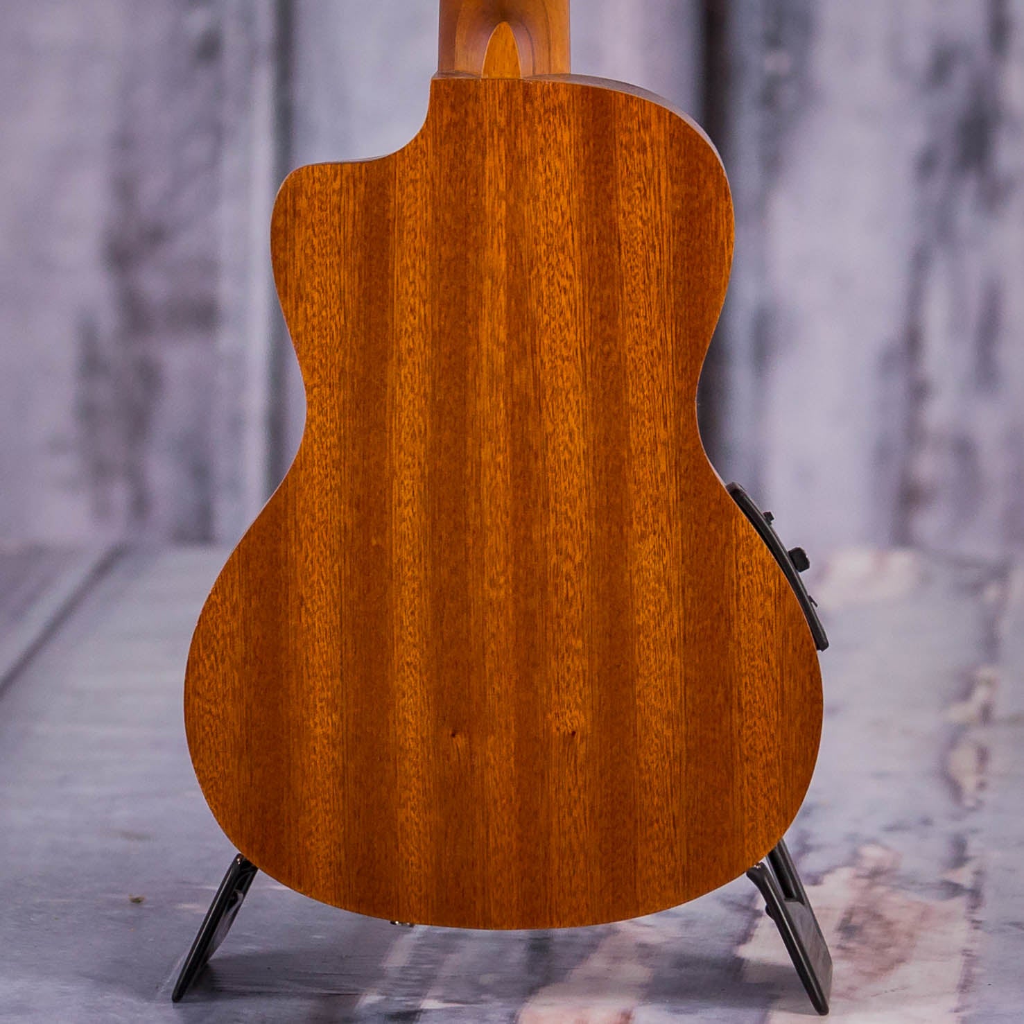 Acoustic Guitar Back Tattoo